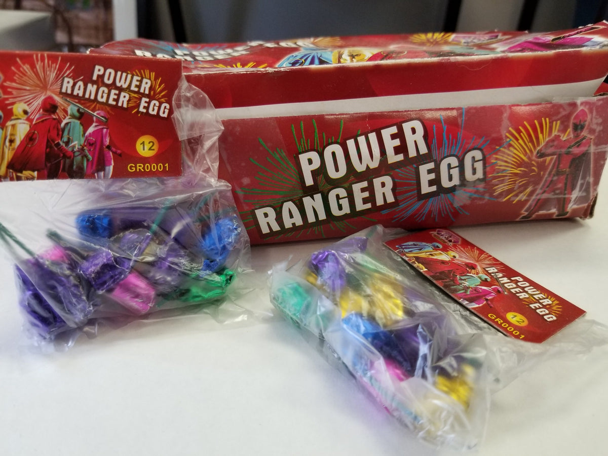 Power Ranger Eggs (Dragon Eggs) – Garrett's Fireworks Wholesale Store